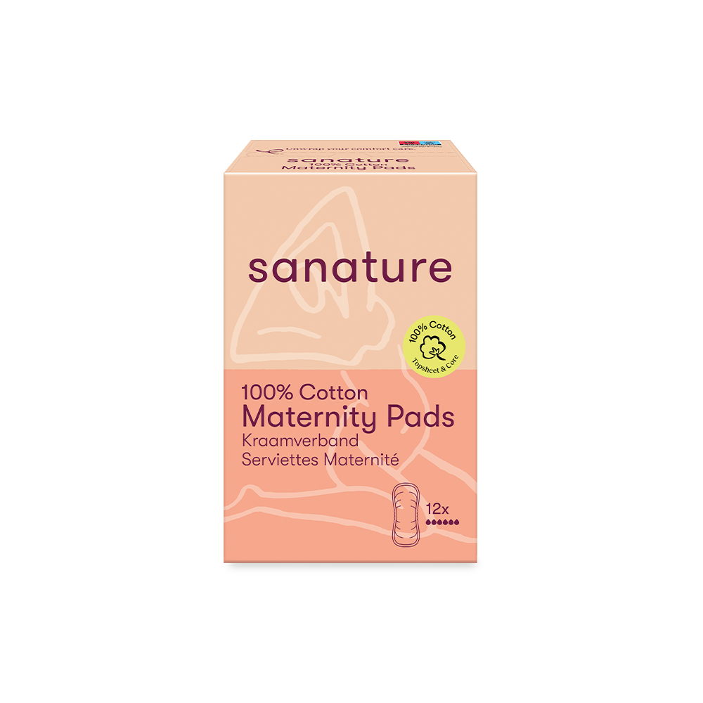 Sanature 100% Cotton Maternity Pads