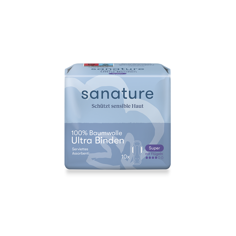 Sanature Binden Super mit Flügeln